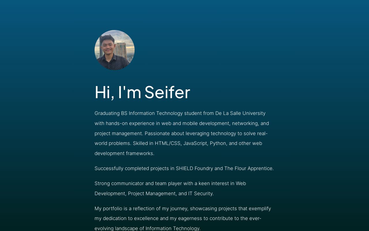 Seifer Boado - Portfolio